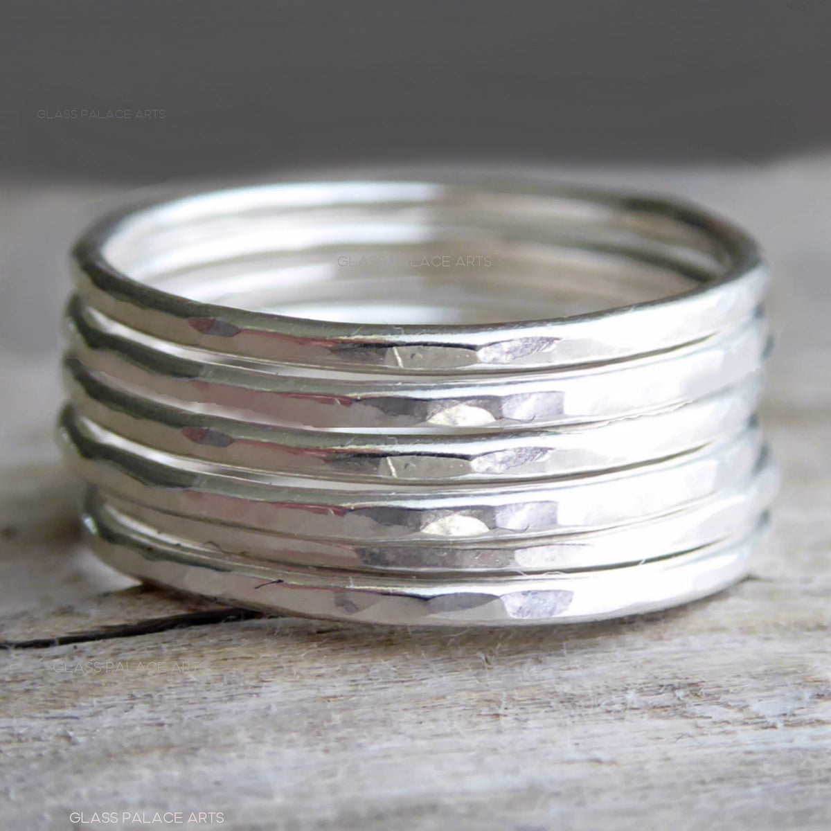 Sterling Silver Stacking Rings For Women 1 mm- Pinky, Thumb, or Midi R ...